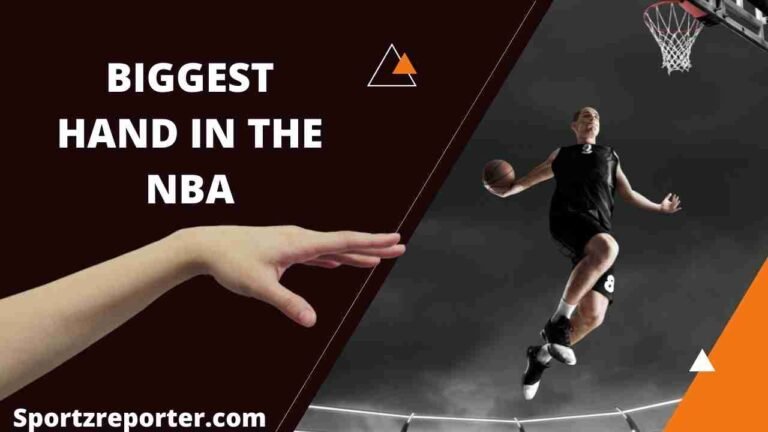 BIGGEST HAND IN THE NBA - Sportz Reporter